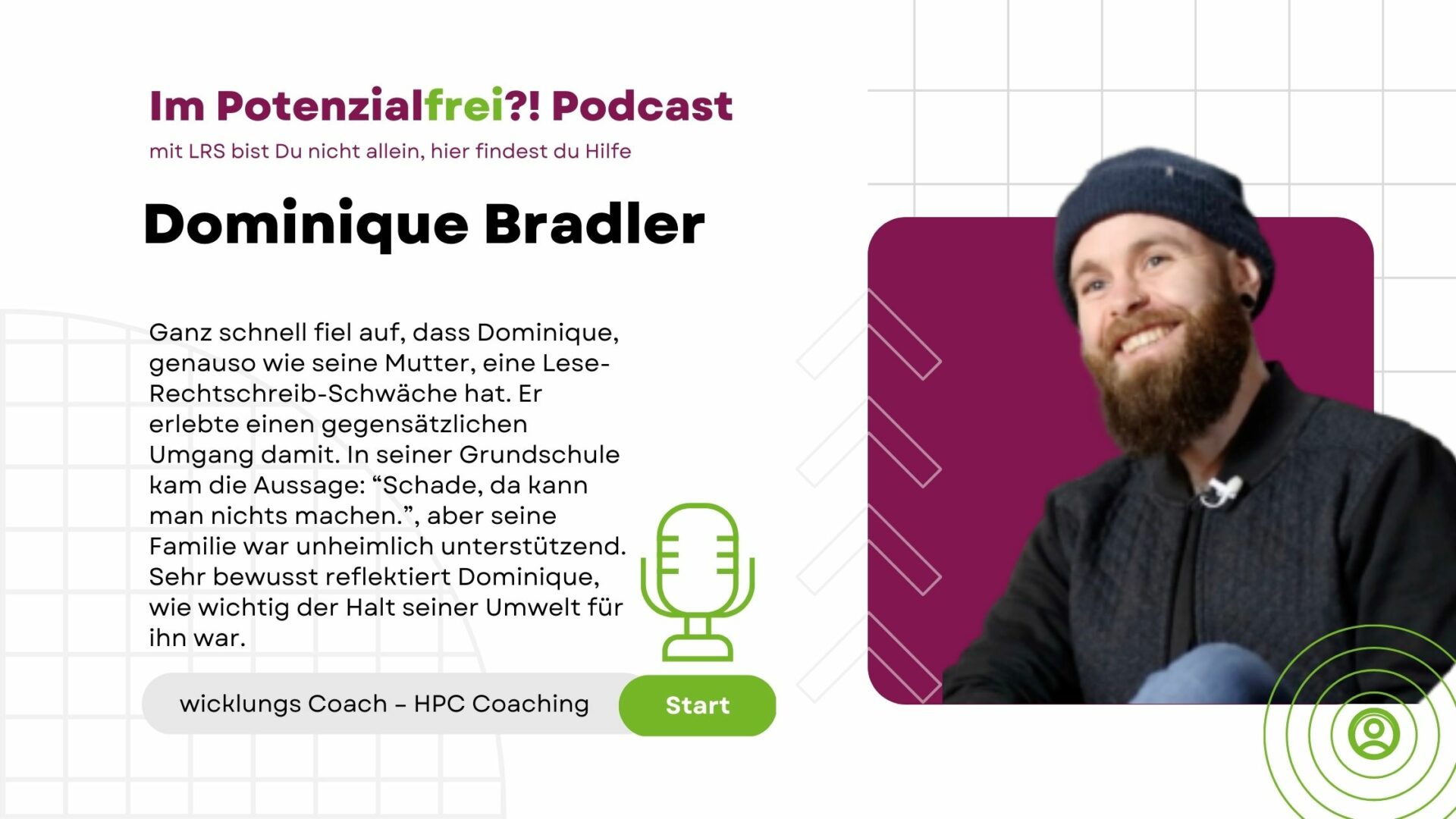 Dominique Bradler - wicklungs Coach – HPC Coaching - LRS, Legasthenie