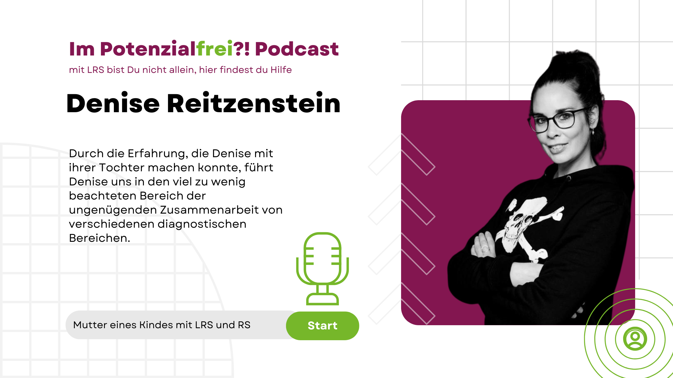 Denise Reitzenstein - Mutter mit Kind mit Legasthenie und Dyskalkulie